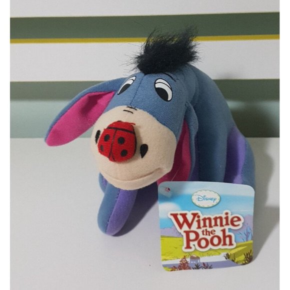 Disney | Toys | Winnie The Pooh Eeyore Lady Bug On Nose Plush Soft Toy ...